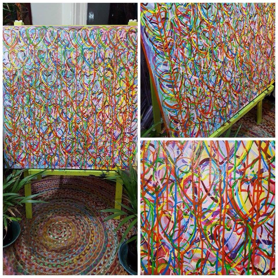 SOLD Hundreds of hearts – Emalouartist